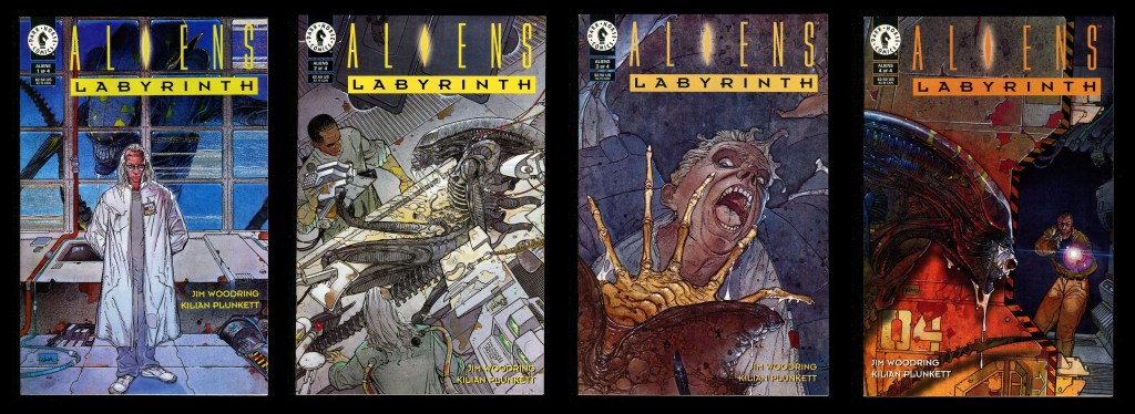 Aliens Labyrinth Comic Set 1-2-3-4 Lot Kilian Plunkett art ...