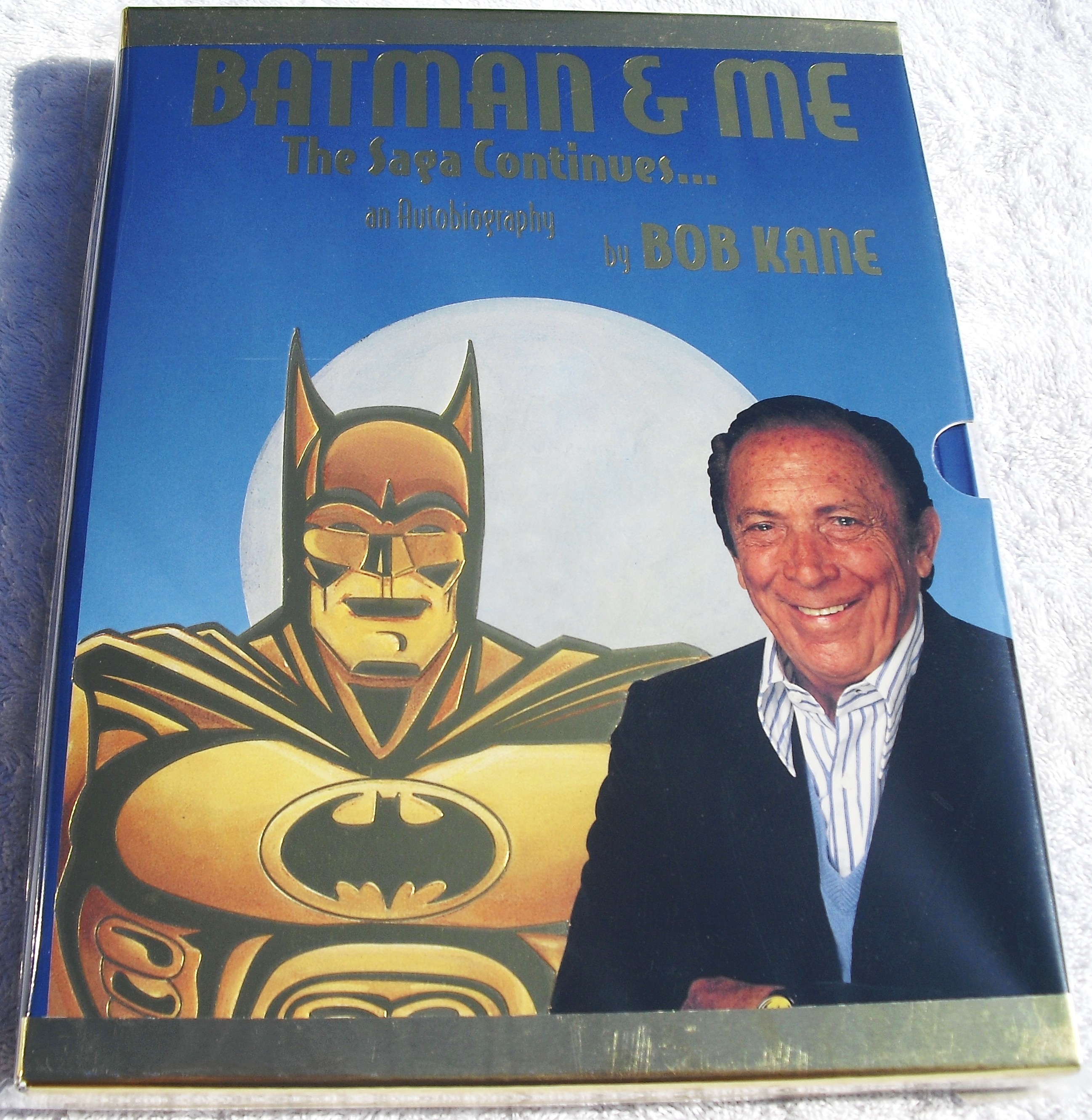 Batman & Me Ltd Gold Slipcase Ed. Hardcover Rare HC Signed w/ COA by ...