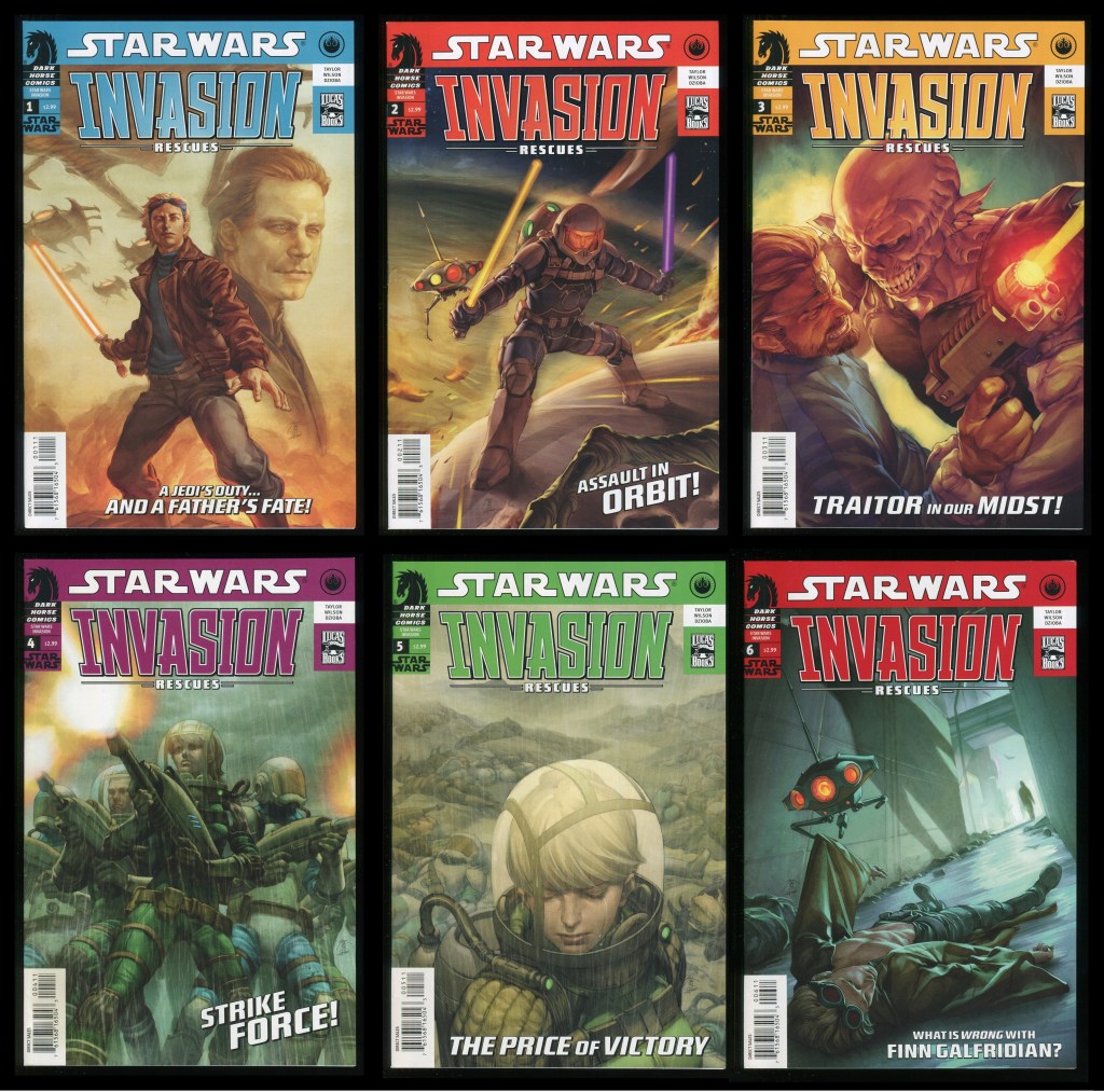 Star Wars Invasion Rescues Comic Set 1-2-3-4-5-6 Lot Yuuzhan Vong Luke ...