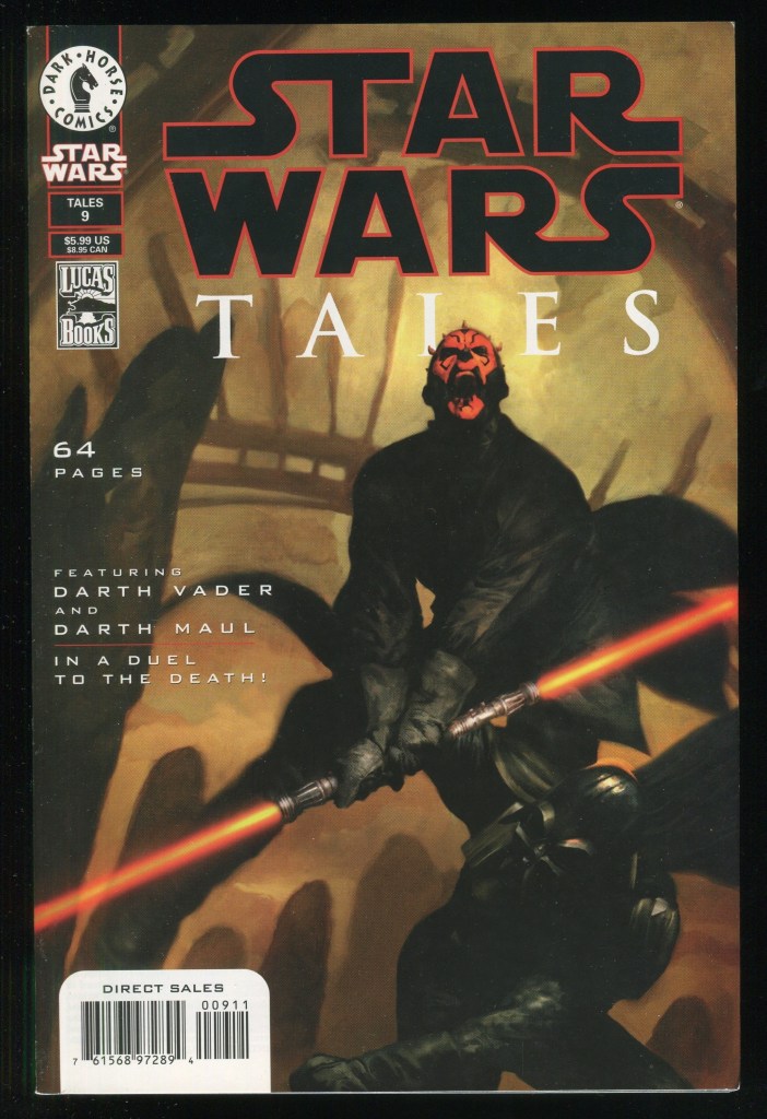 Star Wars Tales 9 Comic Darth Vader vs Darth Maul in a Duel to the ...