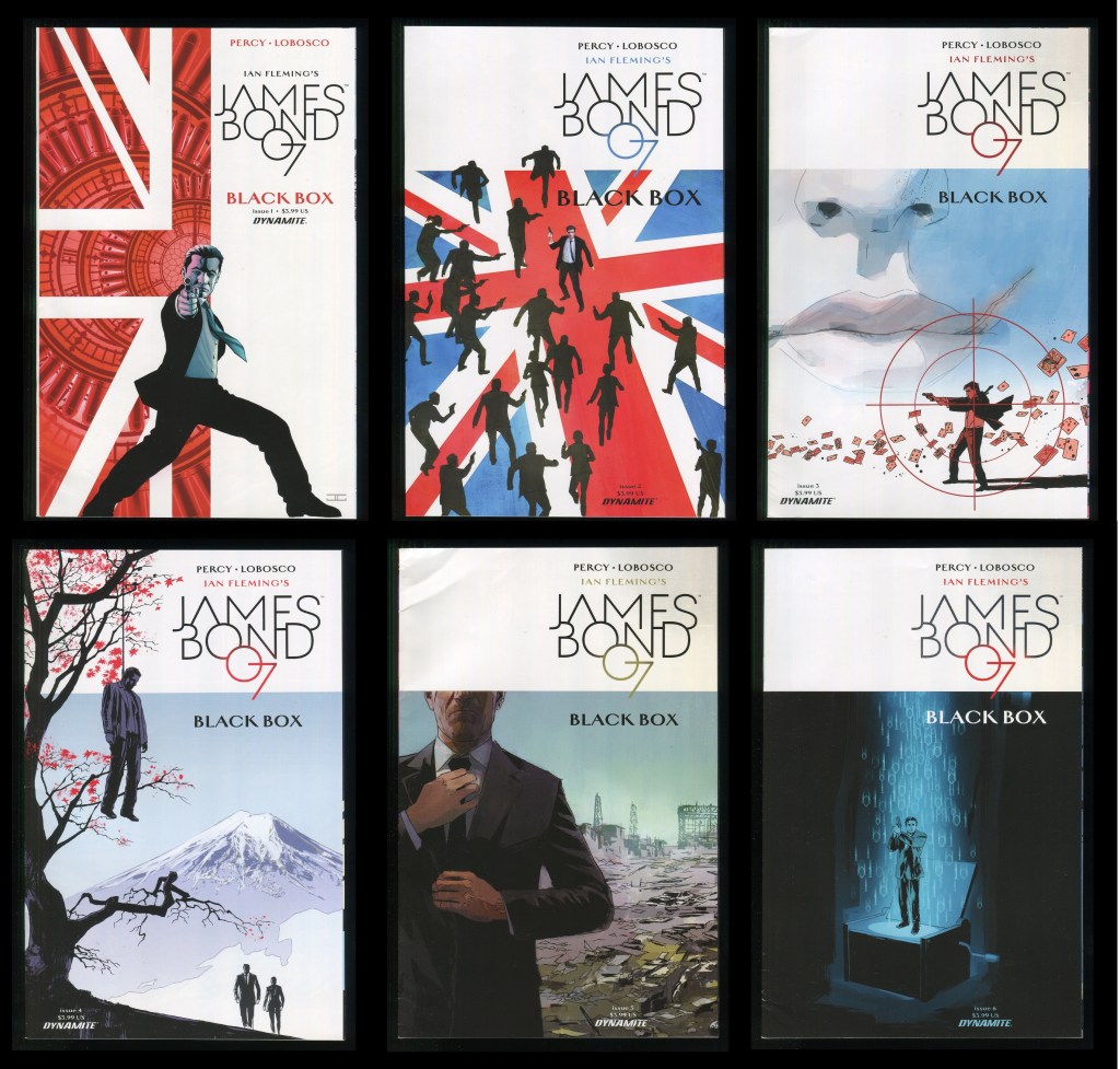 James Bond Black Box Comic Set 1-2-3-4-5-6 Lot A Dynamite 007 MI6 Spy ...