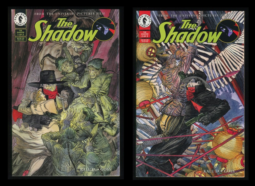 The Shadow Comic Set 1-2 Lot Adaptation Based on 1994 Universal ...