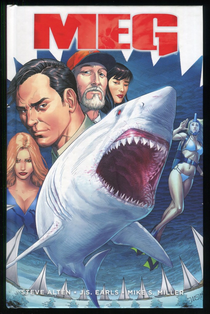 Meg Hardcover HC Rare Megalodon Shark Comic Like Jaws Atoll HookJaw ...