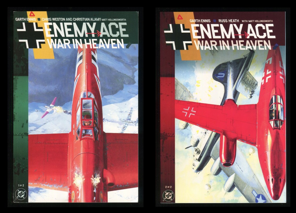 Enemy Ace War in Heaven Trade Paperback Set 1-2 Lot TPB World War 2 WW2 ...