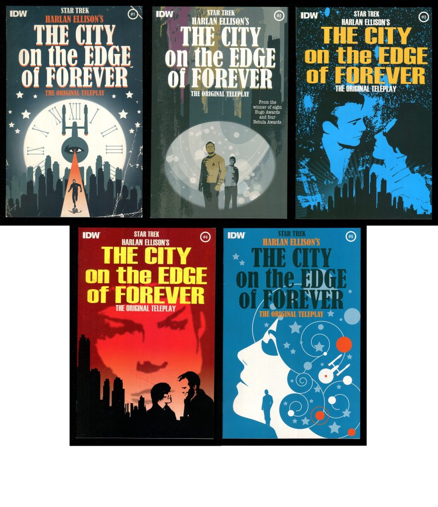 Star Trek City on the Edge of Forever Comic Set 1-2-3-4-5 Lot A ...