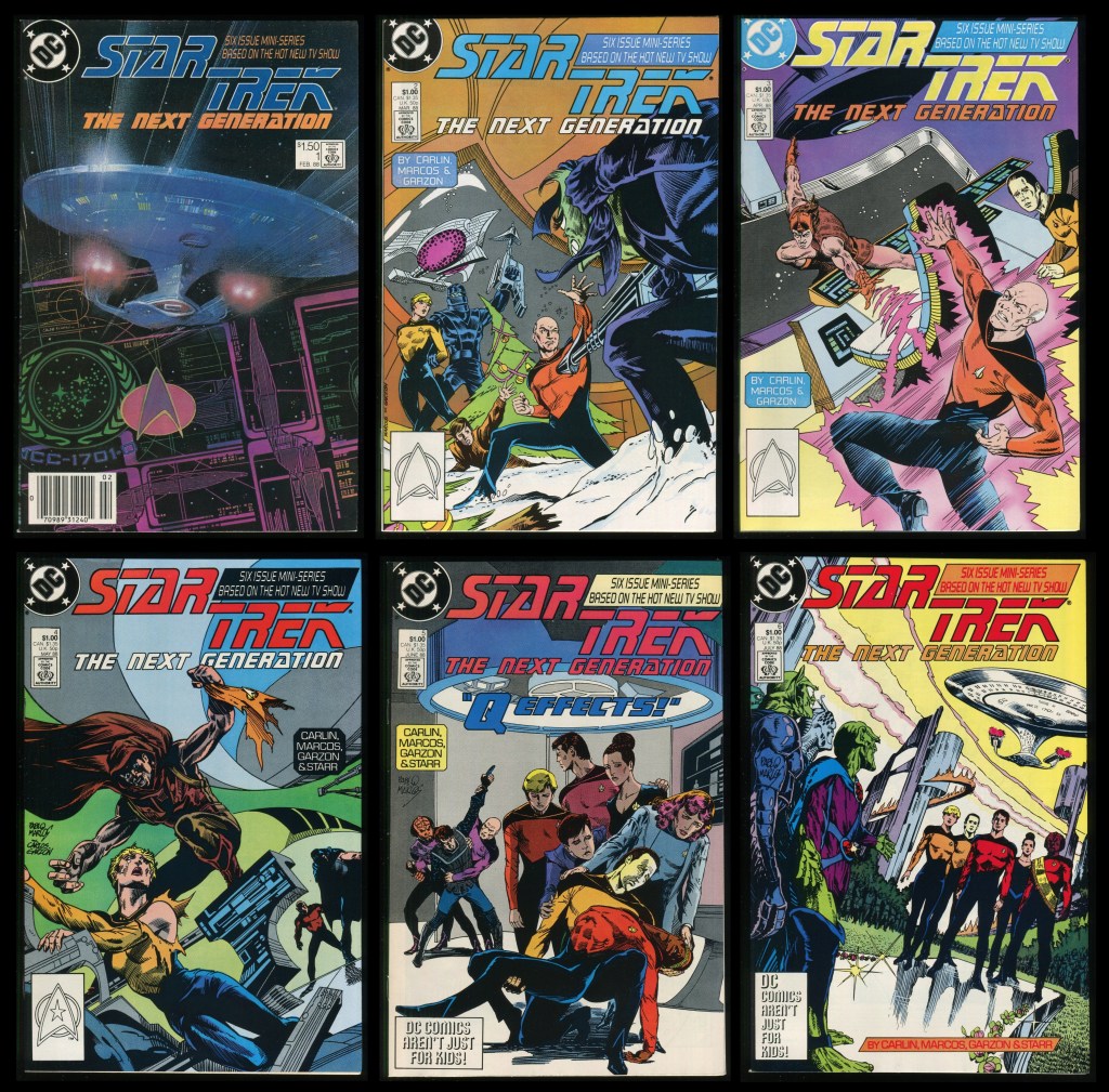 Star Trek The Next Generation 1988 1st Series DC Comic Set 1-2-3-4-5-6 ...