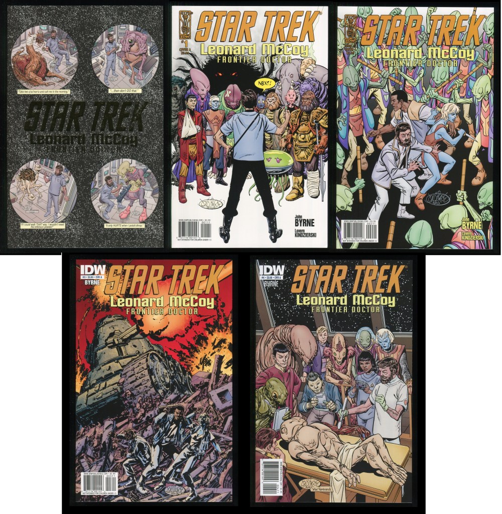 Star Trek Leonard McCoy Frontier Doctor Comic Set 1-2-3-4 Lot A + C2E2 ...