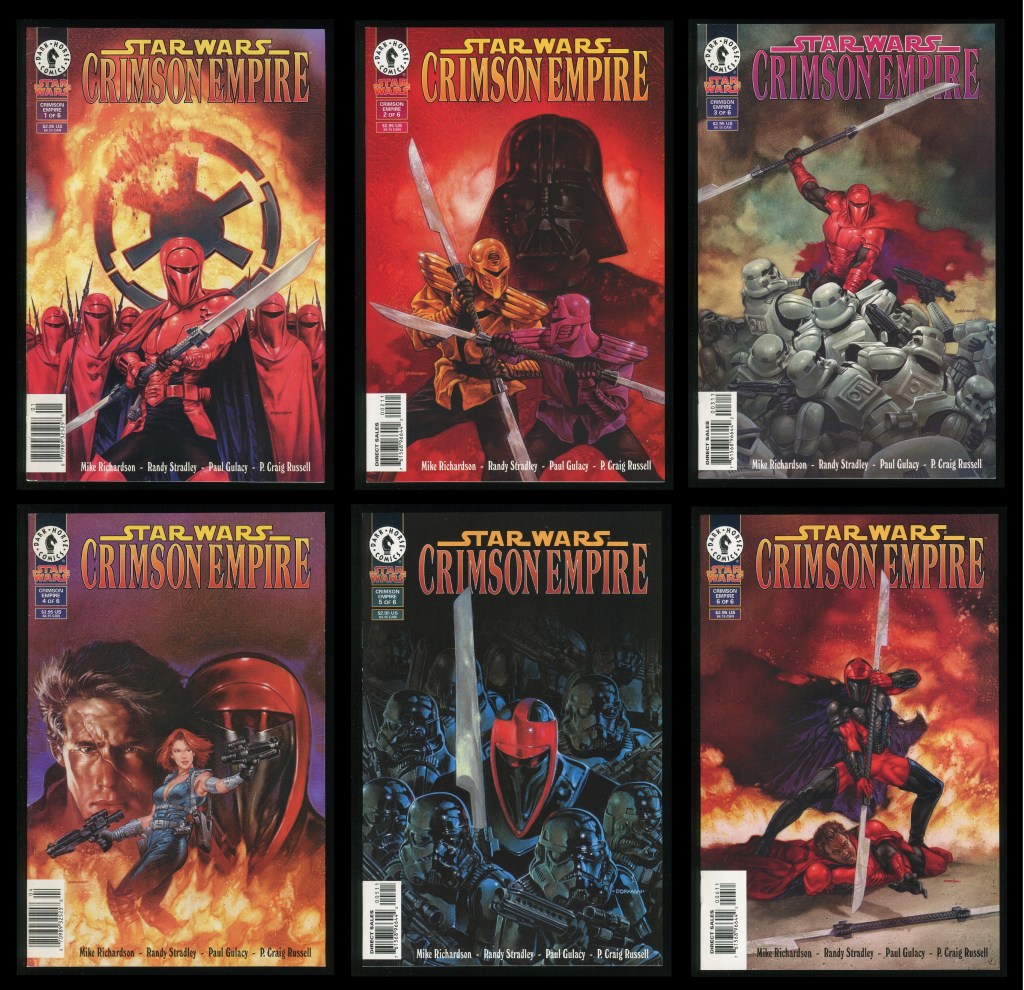 Star Wars Crimson Empire 1 Comic Set 1-2-3-4-5-6 Lot ROTJ Dave Dorman ...