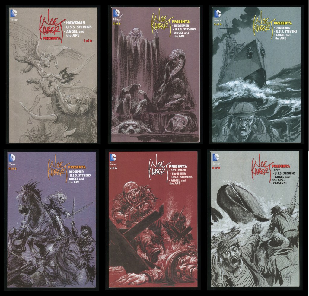 Joe Kubert Presents Comic Set 1-2-3-4-5-6 Lot Hawkman Redeemer Sgt Rock ...