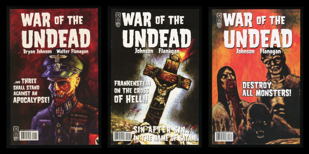 War of the Undead Comic Set 1-2-3 Lot Zombies Frankenstein Dracula ...