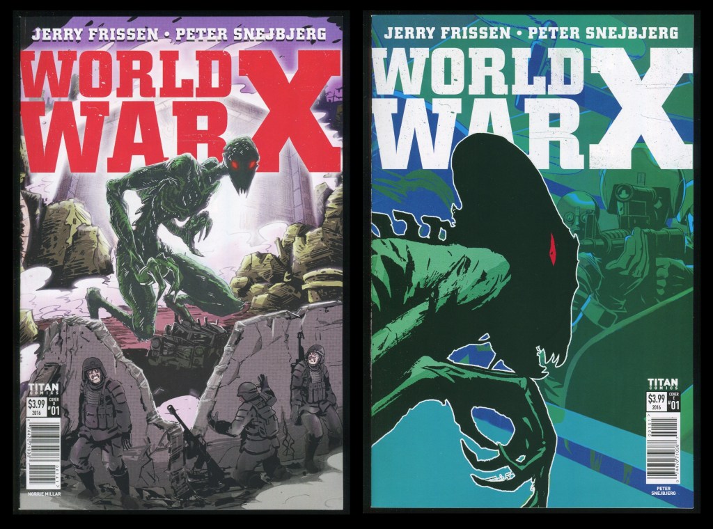 World War X Variant Comic 1D & 1E Lot Ancient Alien Invasion Zombie ...