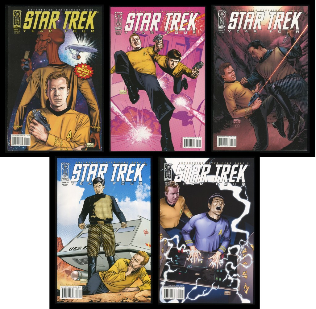 Star Trek Year Four Enterprise Experiment Comic Set 1-2-3-4-5 Lot ...