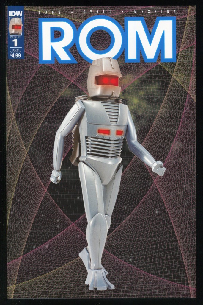Rom 1 Subscription Variant Comic Toy Photo Cover IDW Dire Wraiths ...
