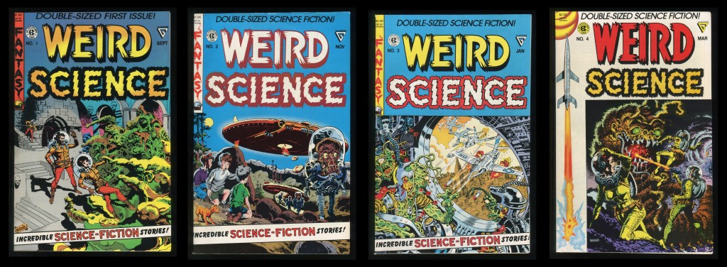 Weird Science Comic Set 1-2-3-4 Lot Double-Sized Science Fiction ...