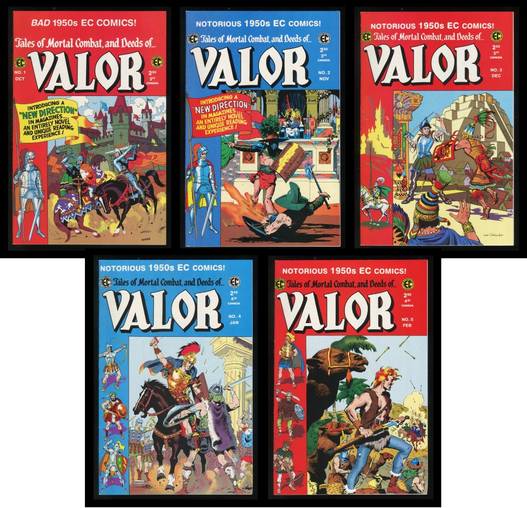 Valor Gemstone Reprint Comic Set 1-2-3-4-5 Lot Gladiator Barbarian ...