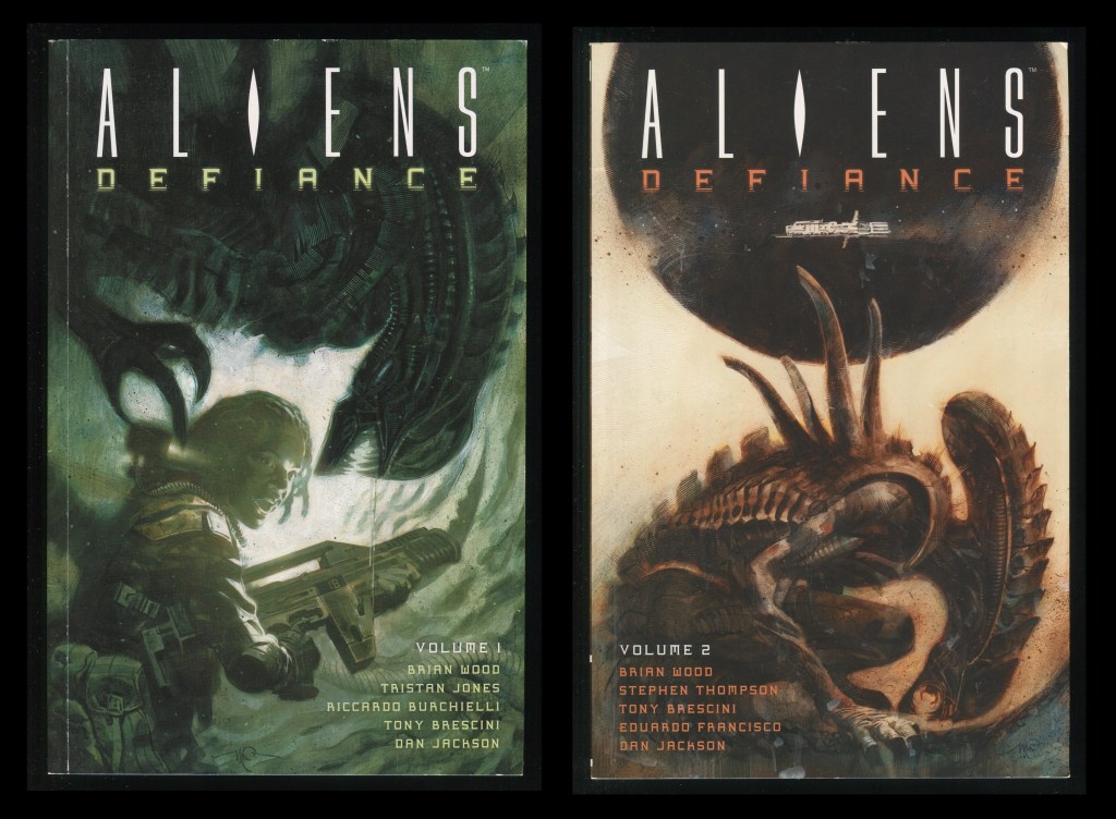 Aliens Defiance Volumes 1-2 Trade Paperback Set Lot Colonial Marines ...