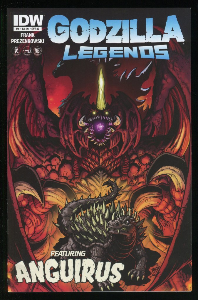 Godzilla Legends 1C Variant Comic cover by Matt Frank Anguirus ...