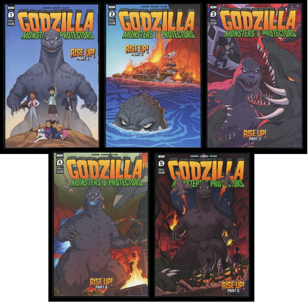 Godzilla Monsters & Protectors Comic Set 1-2-3-4-5 Lot A Biollante ...