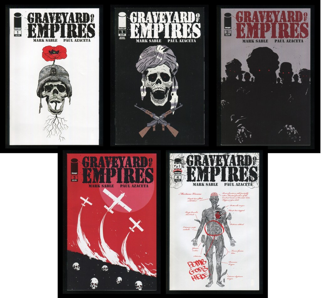 Graveyard of Empires Comic Set 1-2-3-4 Lot + Variant Marines Undead ...