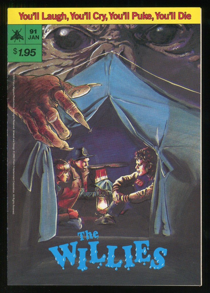 The Willies One-shot Comic Rare Movie Adaptation of 1990 Horror ...