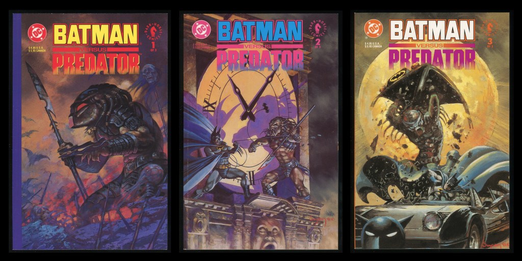 Batman versus Predator Deluxe Trade Paperback TPB Set 1-2-3 Lot Arthur ...