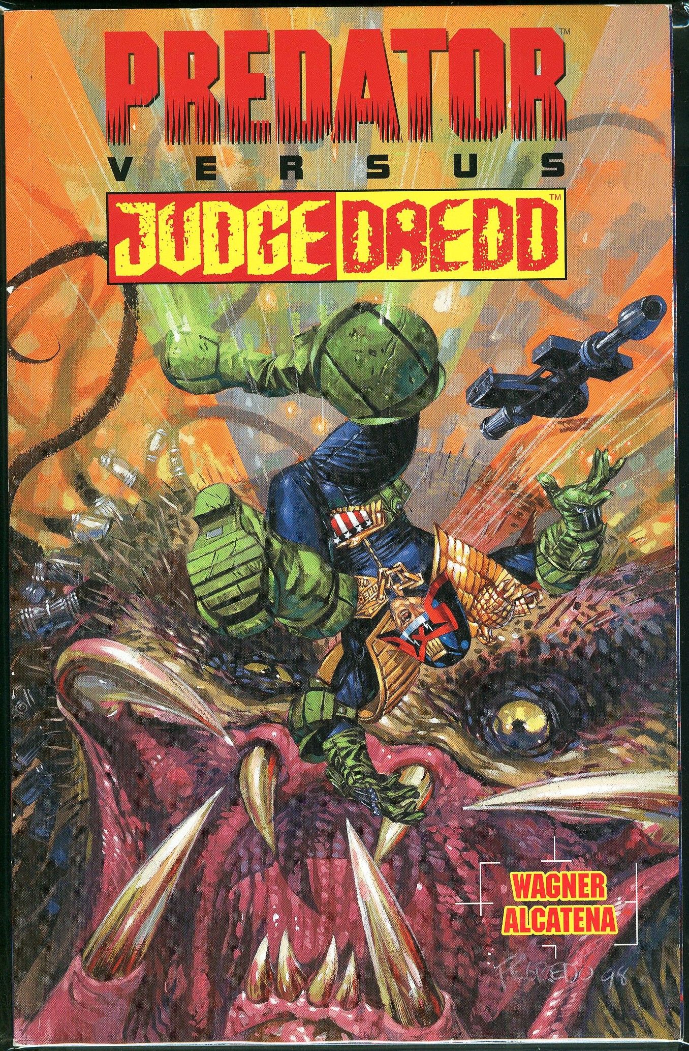 Predator versus Judge Dredd Trade Paperback TPB Dark Horse Mega-City ...