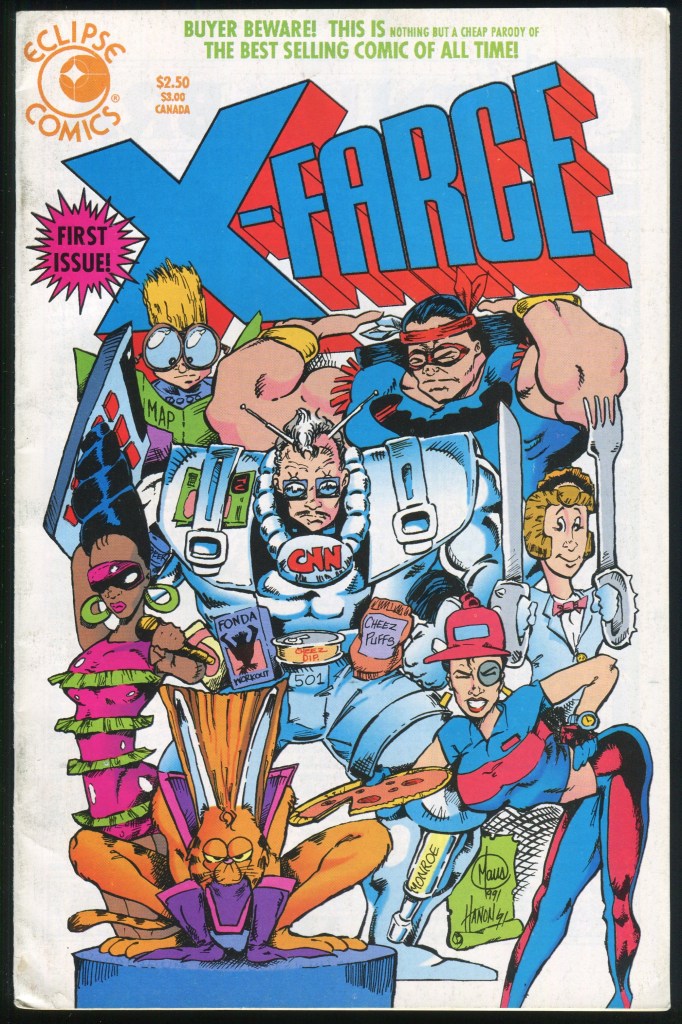 X-Farce One-shot Comic X-Force X-Men Parody Cable Garfield Muppets ...