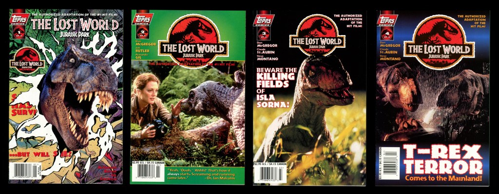 Dinosaurs Attack Comic Set 1-2-3-4-5 Lot Earl Norem art Trading Cards ...