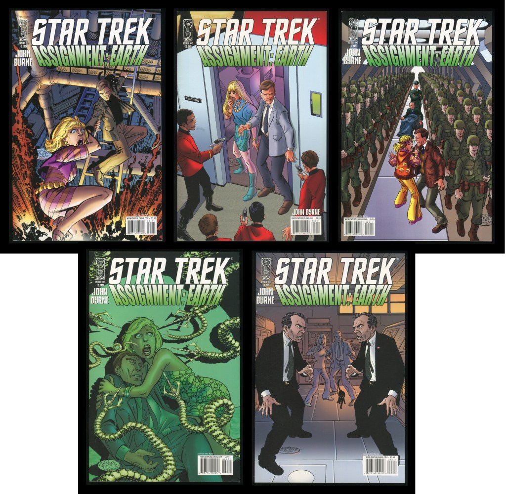 Star Trek Assignment Earth Comic Set 1-2-3-4-5 Lot John Byrne ...