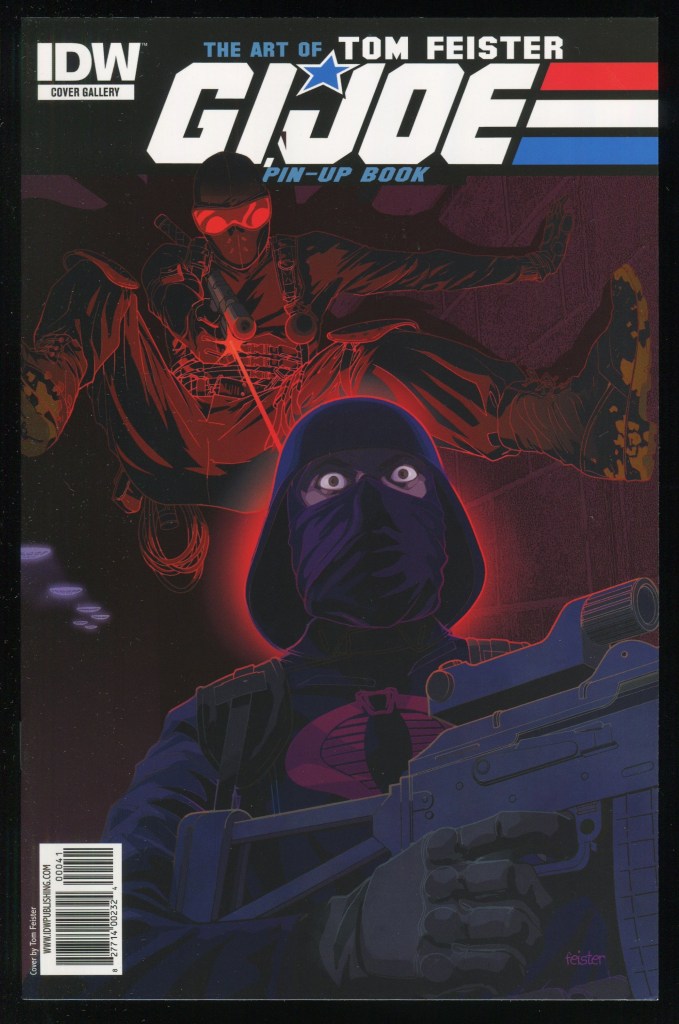 The Art of Tom Feister G.I. Joe Pin-Up Book RI Comic Snake Eyes Cobra ...