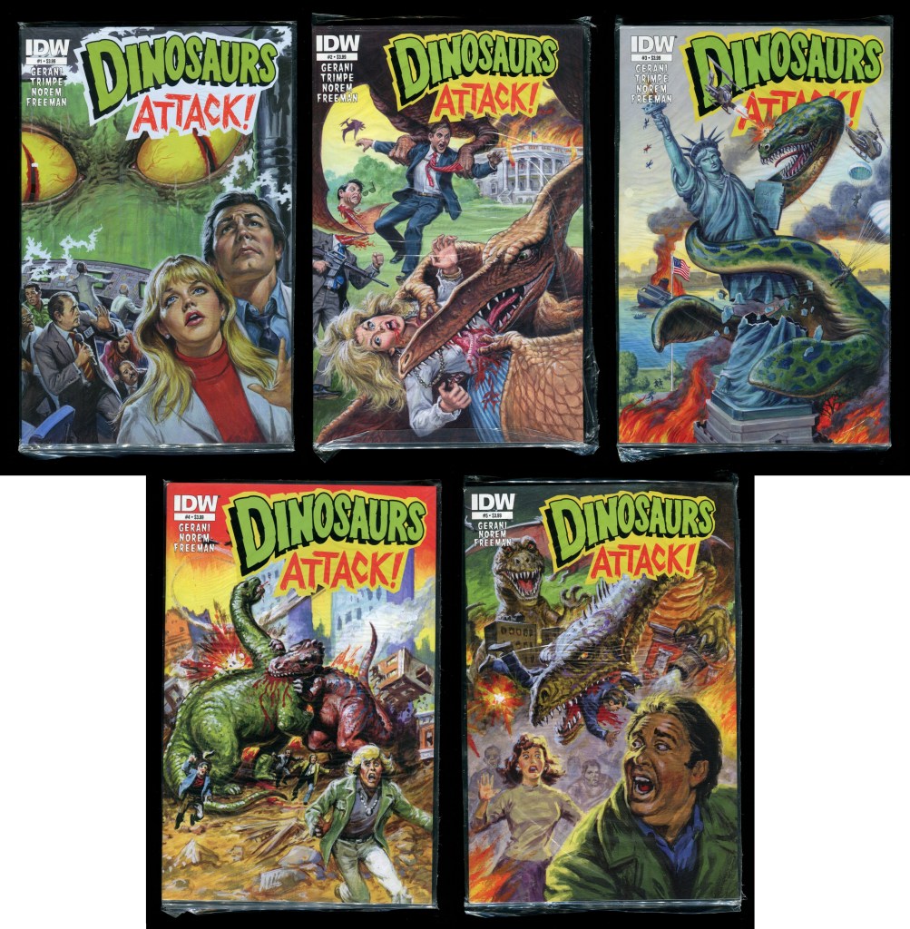 Dinosaurs Attack Comic Set 1-2-3-4-5 Lot - CollectibleEntertainment.com