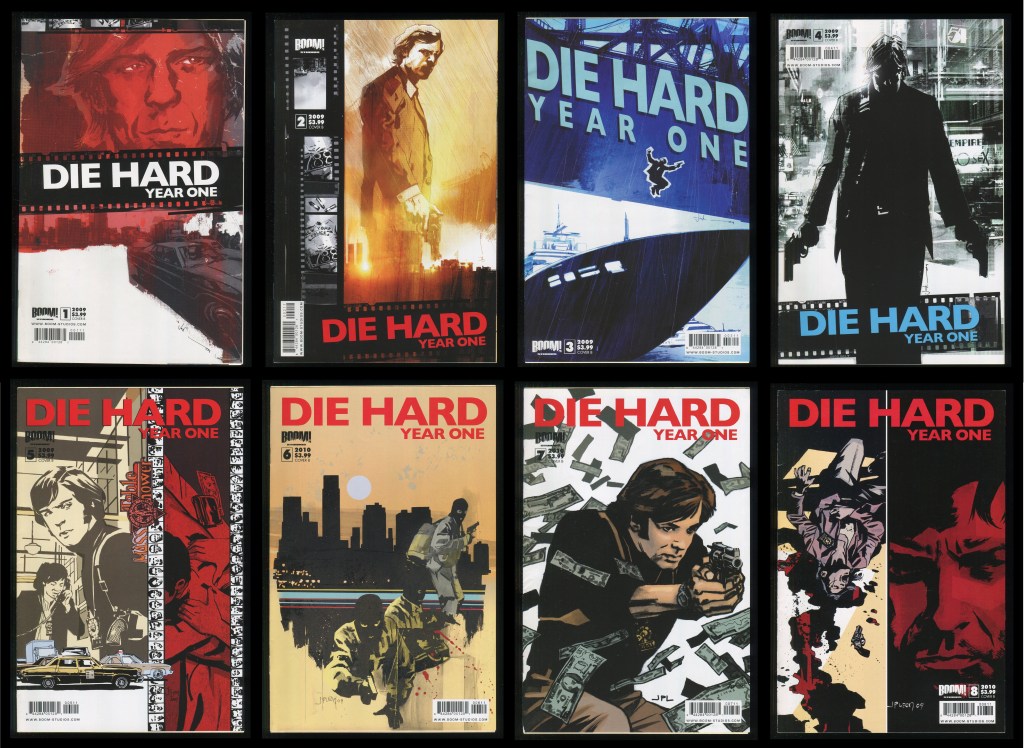 Die Hard Year One Variant Comic Set 1-2-3-4-5-6-7-8 Lot B John McClane ...