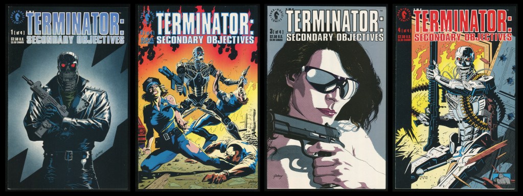 Terminator Secondary Objectives Comic Set 1-2-3-4 Lot Sarah Connor ...