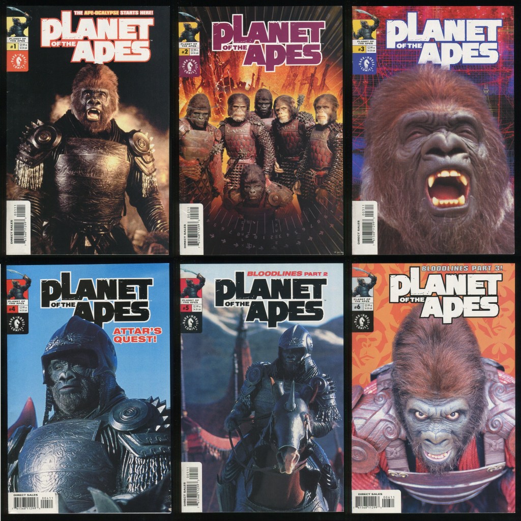 Planet of the Apes Movie Photo Variant Comic Set 1-2-3-4-5-6 Lot ...