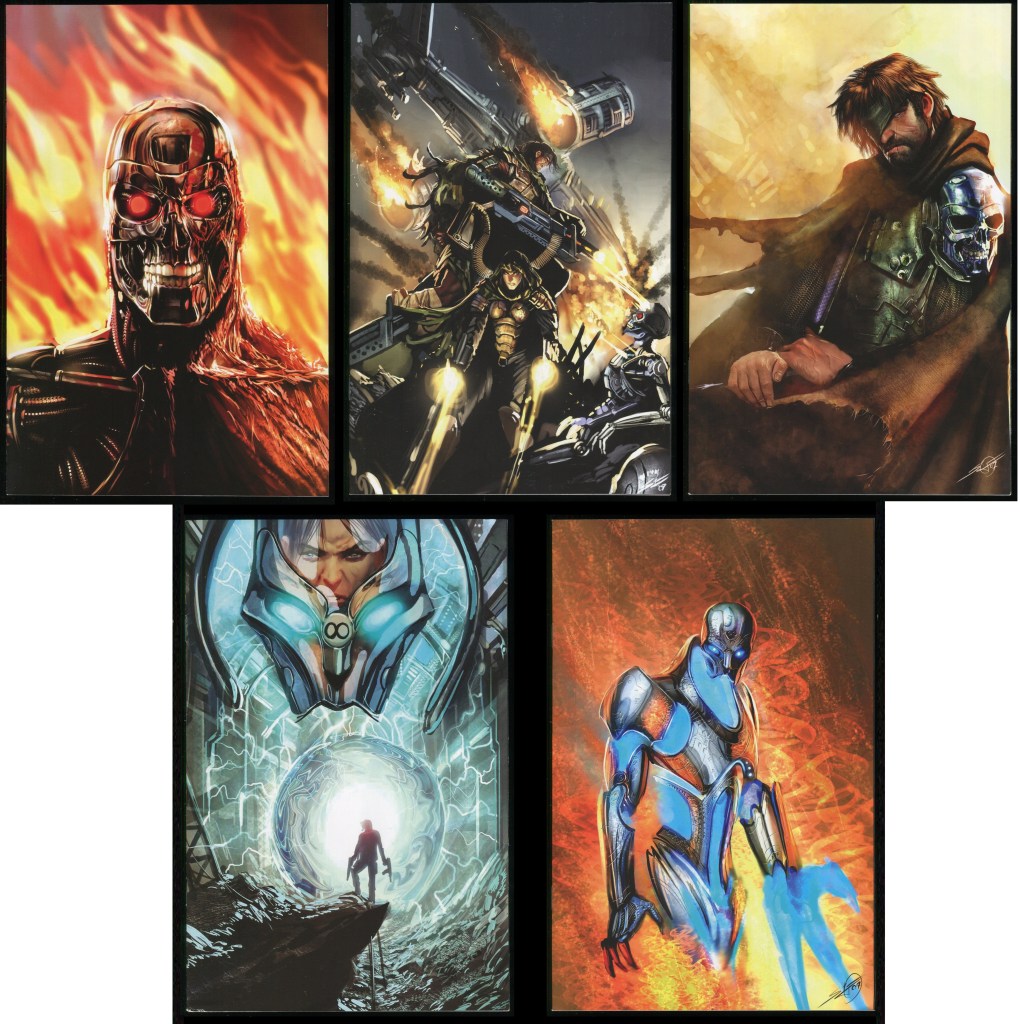 Terminator 2 Infinity Variant Comic Set 1-2-3-4-5 Limited Edition ...