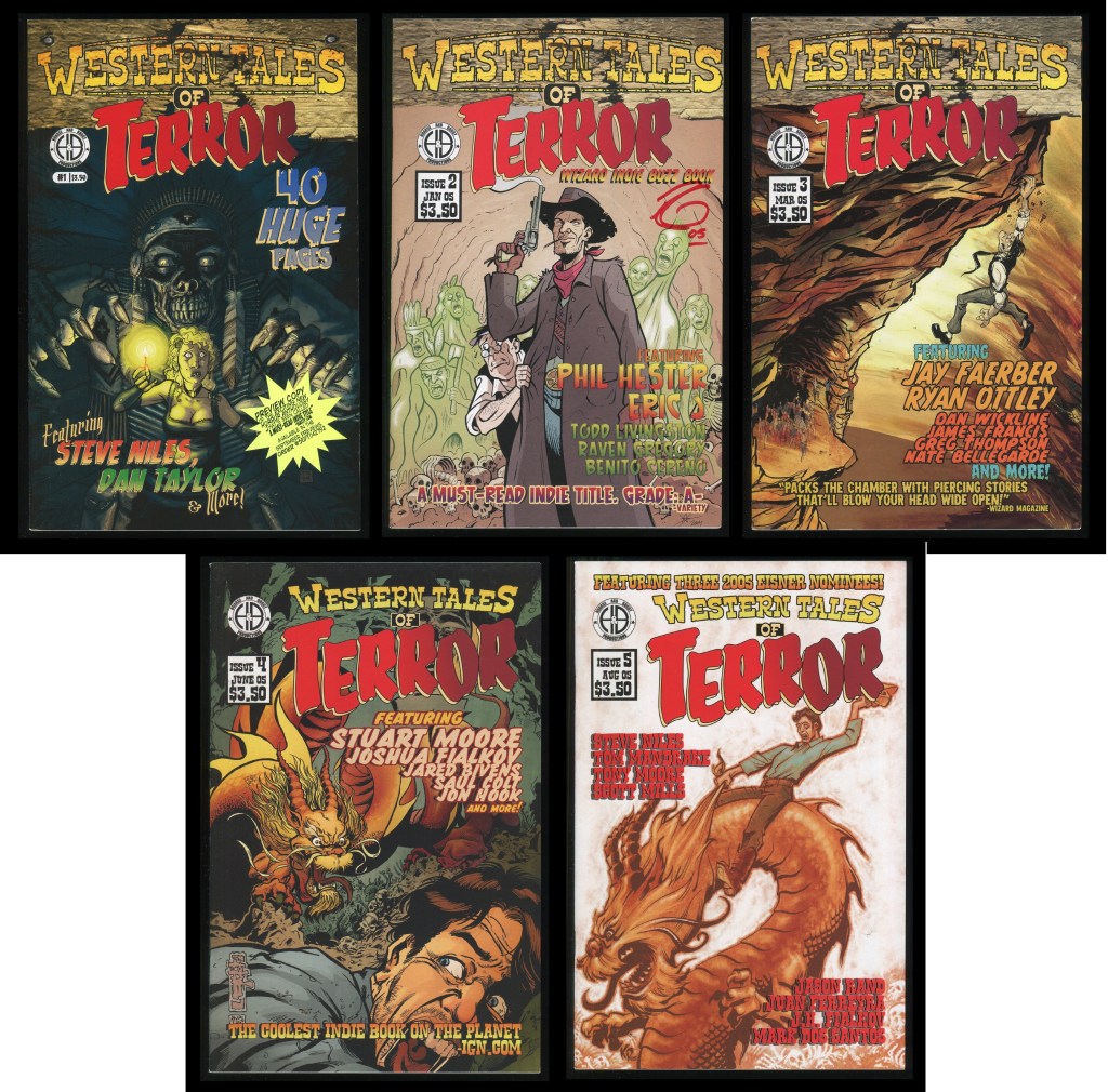 Western Tales of Terror Comic Set 1-2-3-4-5 Lot Horror Vampires Zombies ...