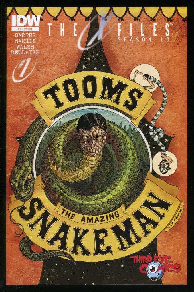 X-Files Season 10 #1RE Snakeman Third Eye Variant Comic ...