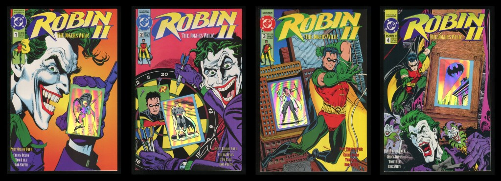 Robin II 2 The Joker's Wild Hologram Variant Comic Set 1-2-3-4 Lot C ...