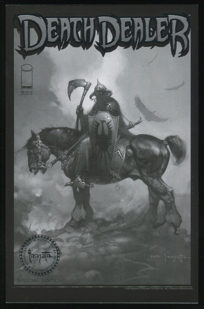 Frank Frazetta's Death Dealer 1 Special Edition Variant Comic Black ...