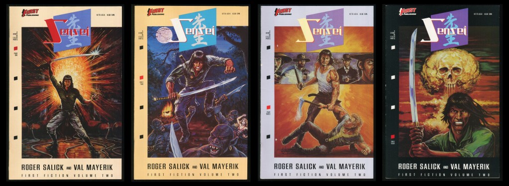 Sensei Comic Set 1-2-3-4 Martial Arts Time Travelling Samurai World War ...