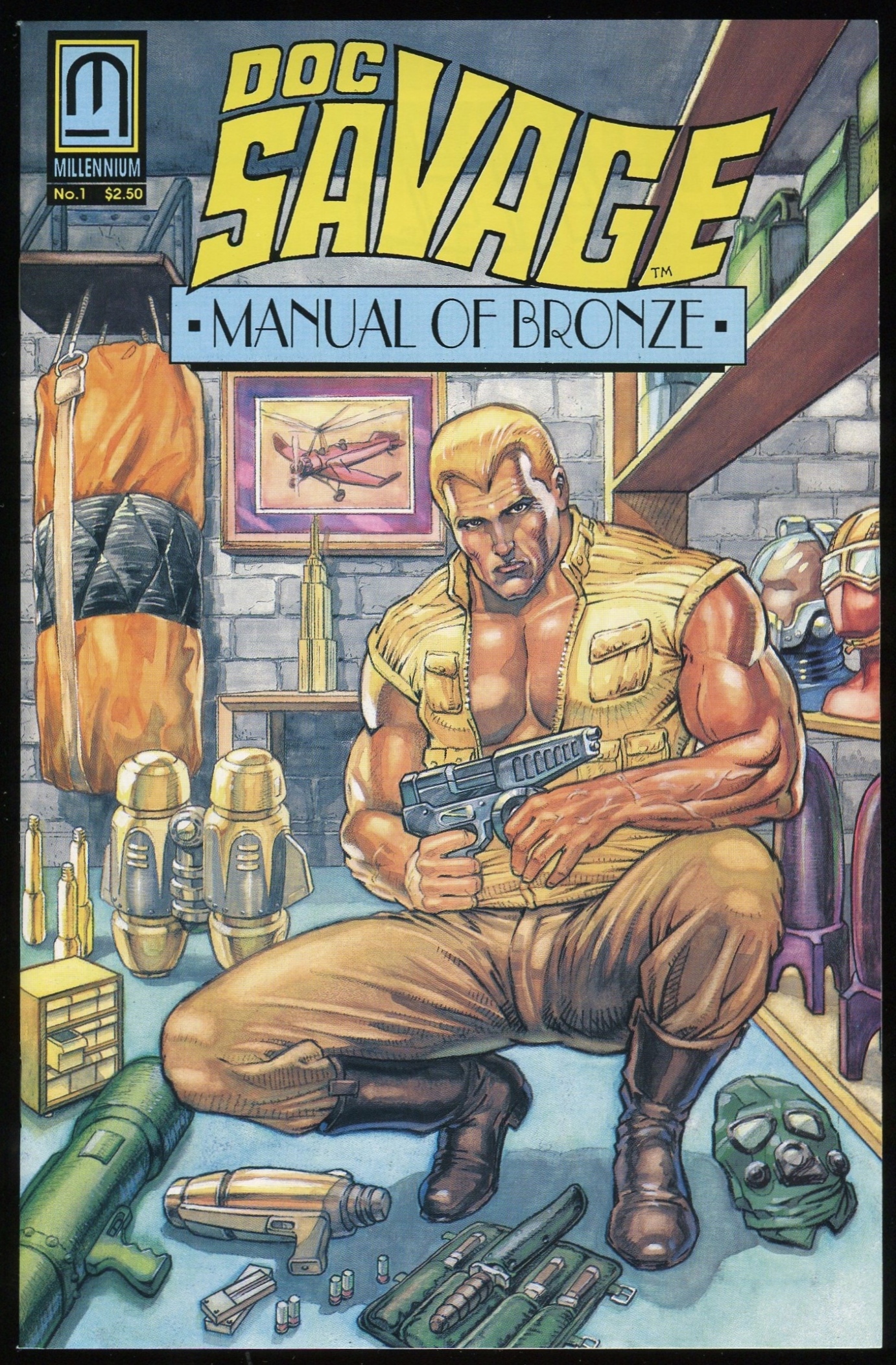 Doc Savage Manual of Bronze One-Shot 1 Comic Bios Secrets Comic Strips ...
