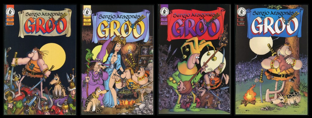 Sergio Aragones Groo Comic Set 1-2-3-4 Lot 1998 The Wanderer Barbarian ...