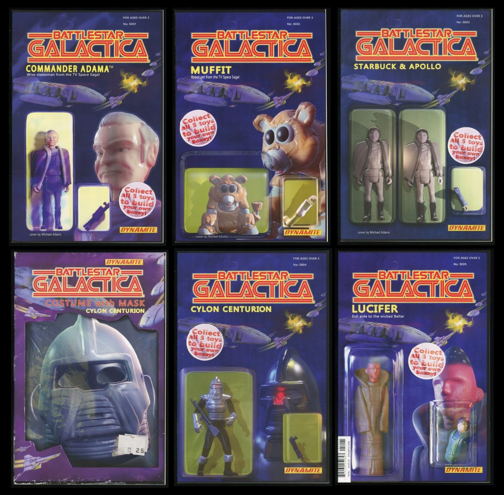 Battlestar Galactica Variant Comic Set 1-2-3-4-5 Lot Action Figures ...