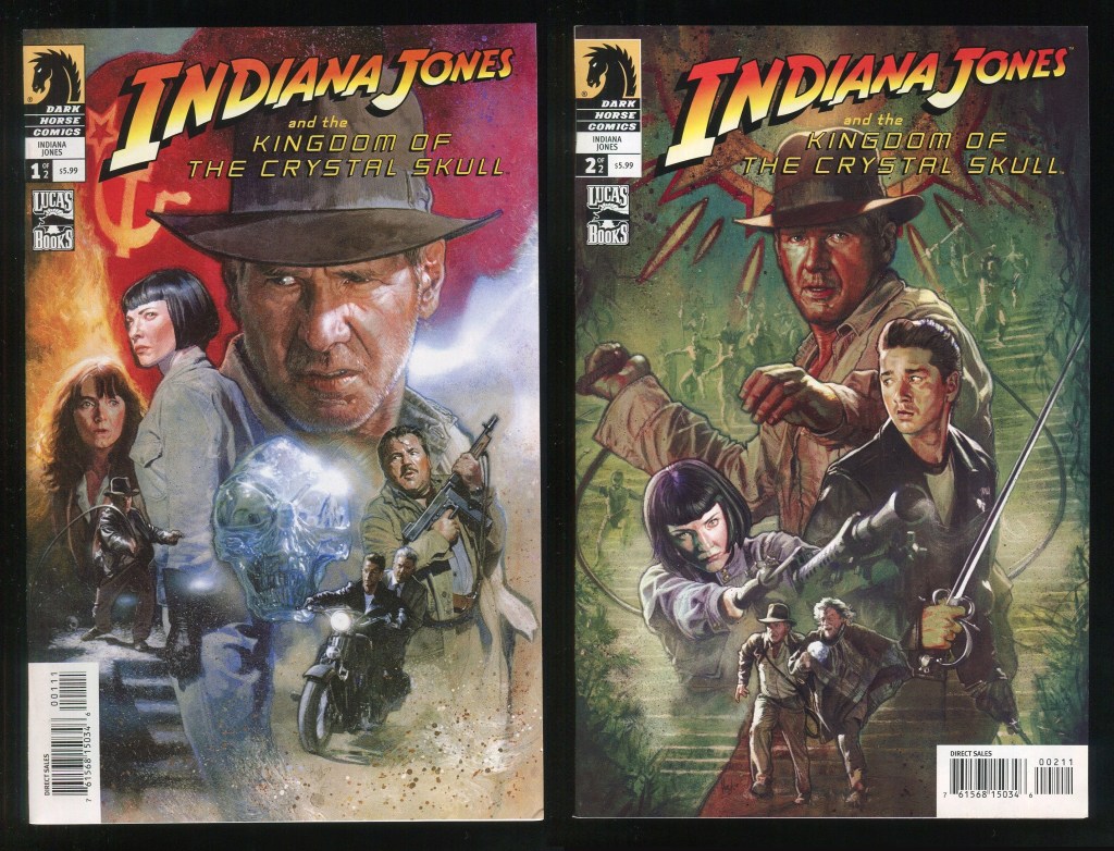 Indiana Jones and the Kingdom of the Crystal Skull Comic Set 1-2 Lot A ...