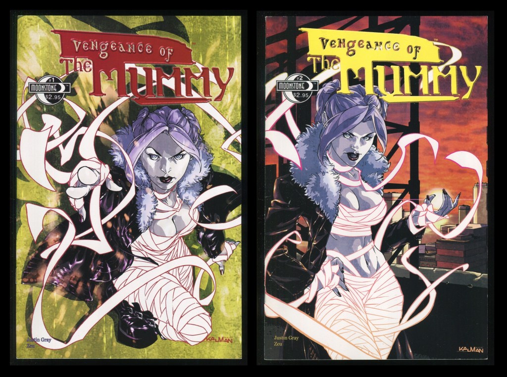 Vengeance of the Mummy Comic Set 1-2 Lot Moonstone Undead Revenge ...