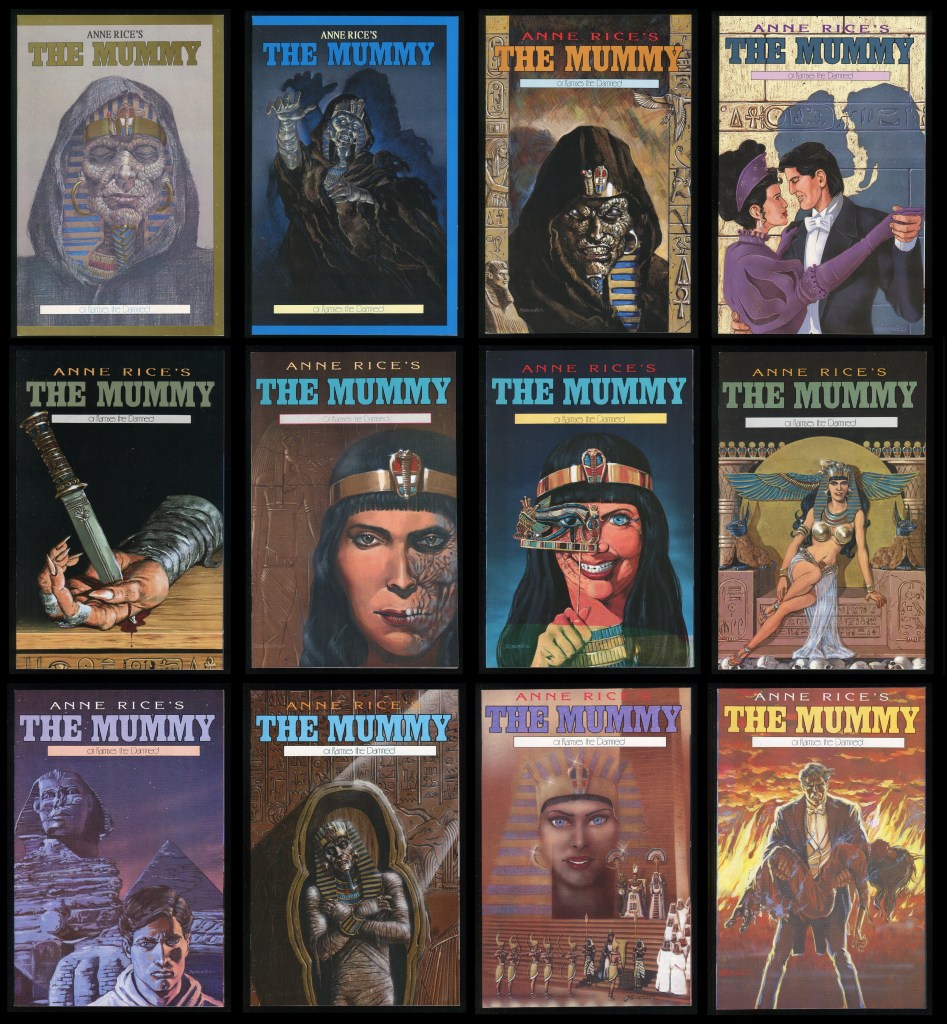 Anne Rice's Mummy, or Ramses the Damned Comic Set 1-2-3-4-5-6-7-8-9-10 ...