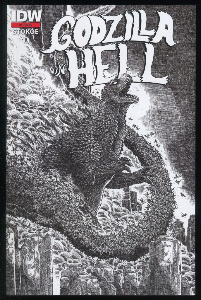 Godzilla in Hell 1 3rd Printing Variant Comic IDW King of Monsters ...
