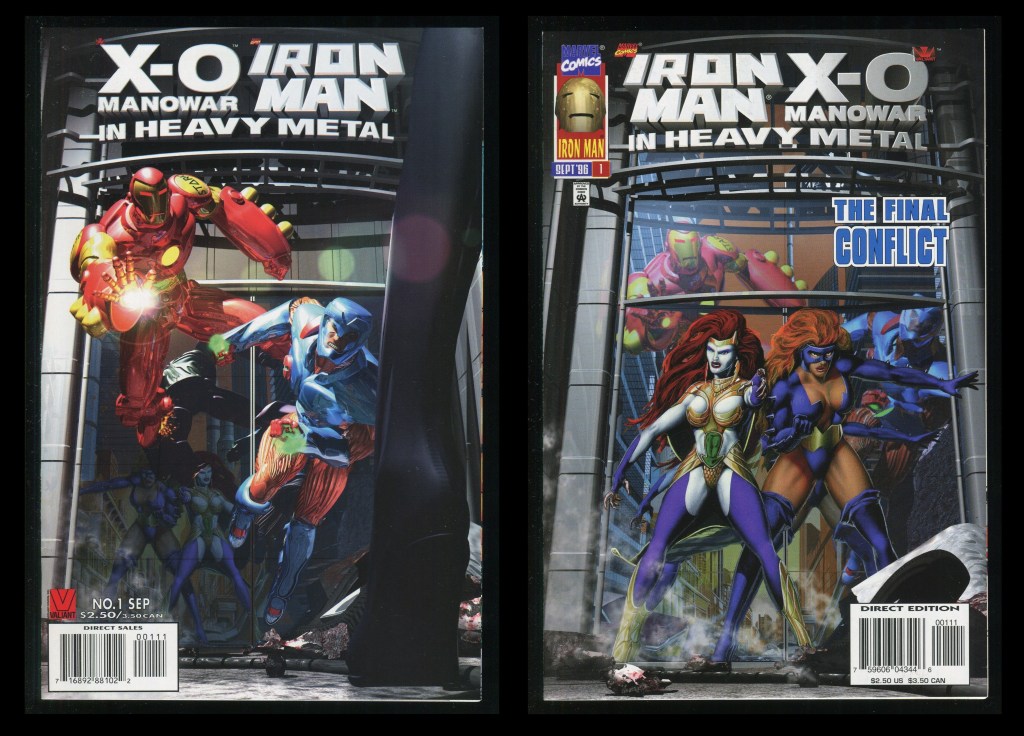 X-O Manowar Iron Man In Heavy Metal Comic Set 1-2 Lot Marvel Valiant ...