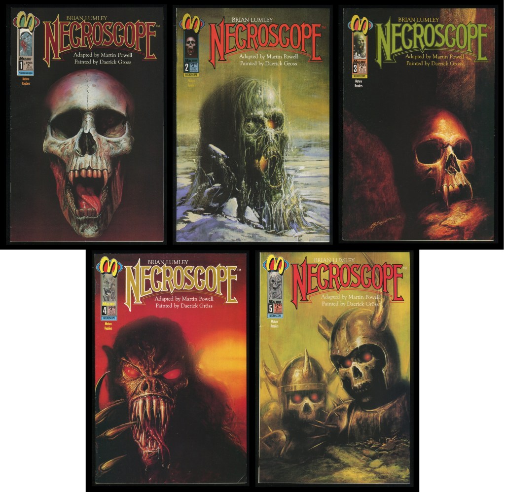 Necroscope Comic Set 1-2-3-4-5 Lot Undead Vampire Horror Bob Eggleton ...