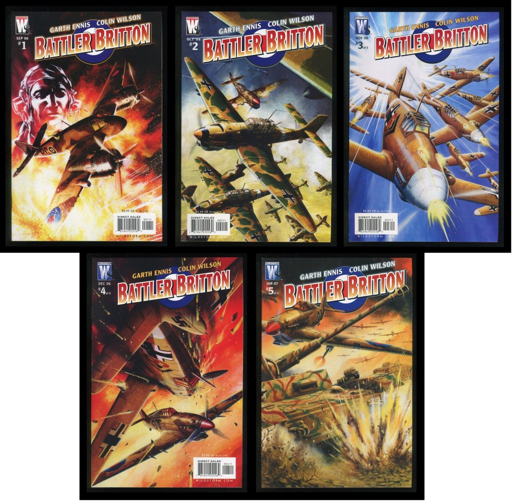 Battler Britton Comic Set 1-2-3-4-5 Lot - CollectibleEntertainment.com